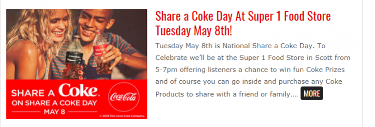 Coke Party Bus hits Lafayette to Share a Coke - Coca-Cola UNITED