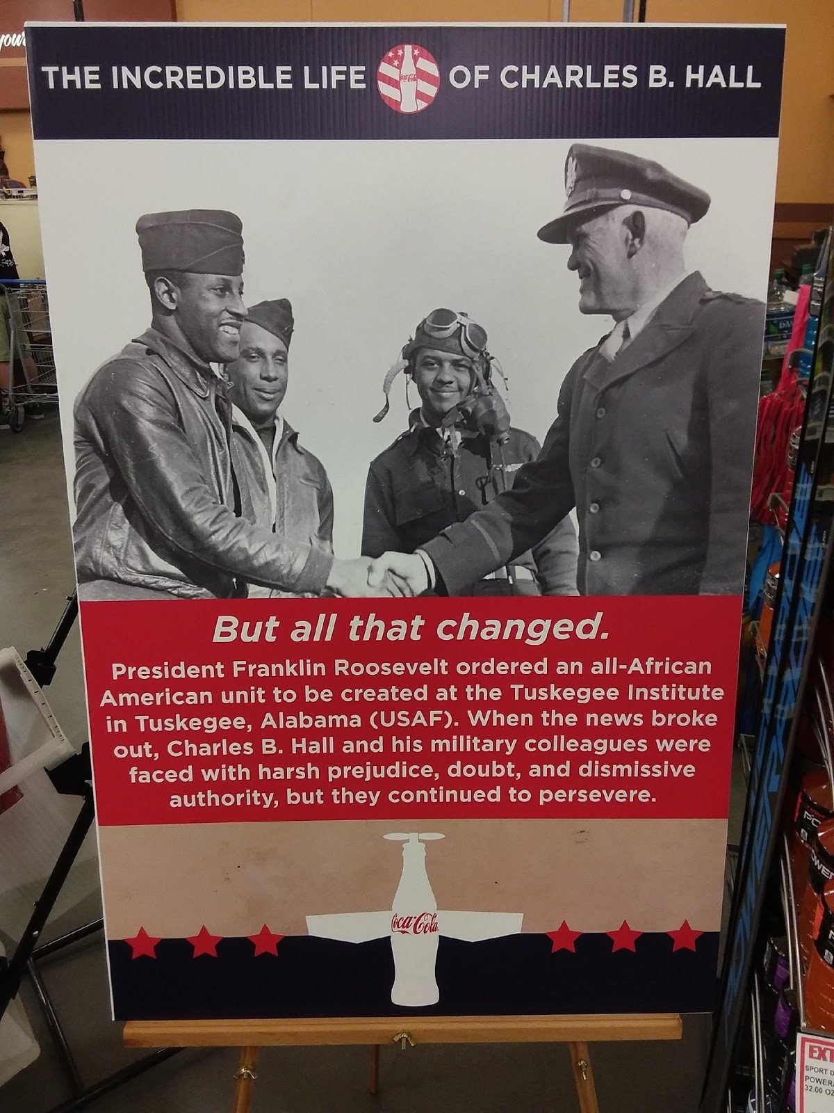 Share Your Service Story Honors Charles B. Hall - Coca-Cola UNITED