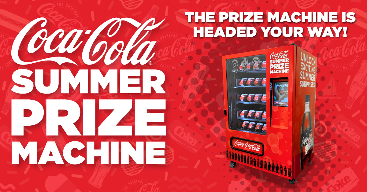 Level Up Your Summer with Coke Prizes: Our Traveling Social Vending ...