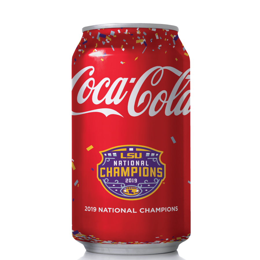 Enjoy the 'Taste of Victory' with LSU Commemorative Cans - Coca-Cola UNITED