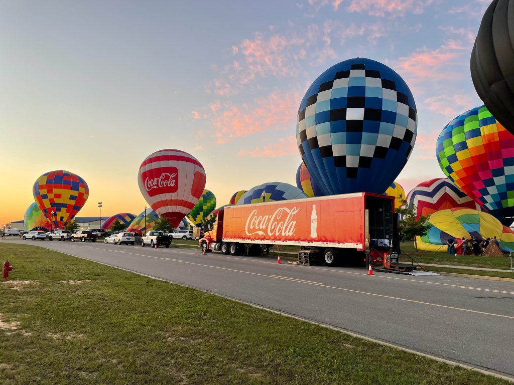 Coca-Cola Balloon Spotted at Gulf Coast Hot Air Balloon Festival - Coca ...