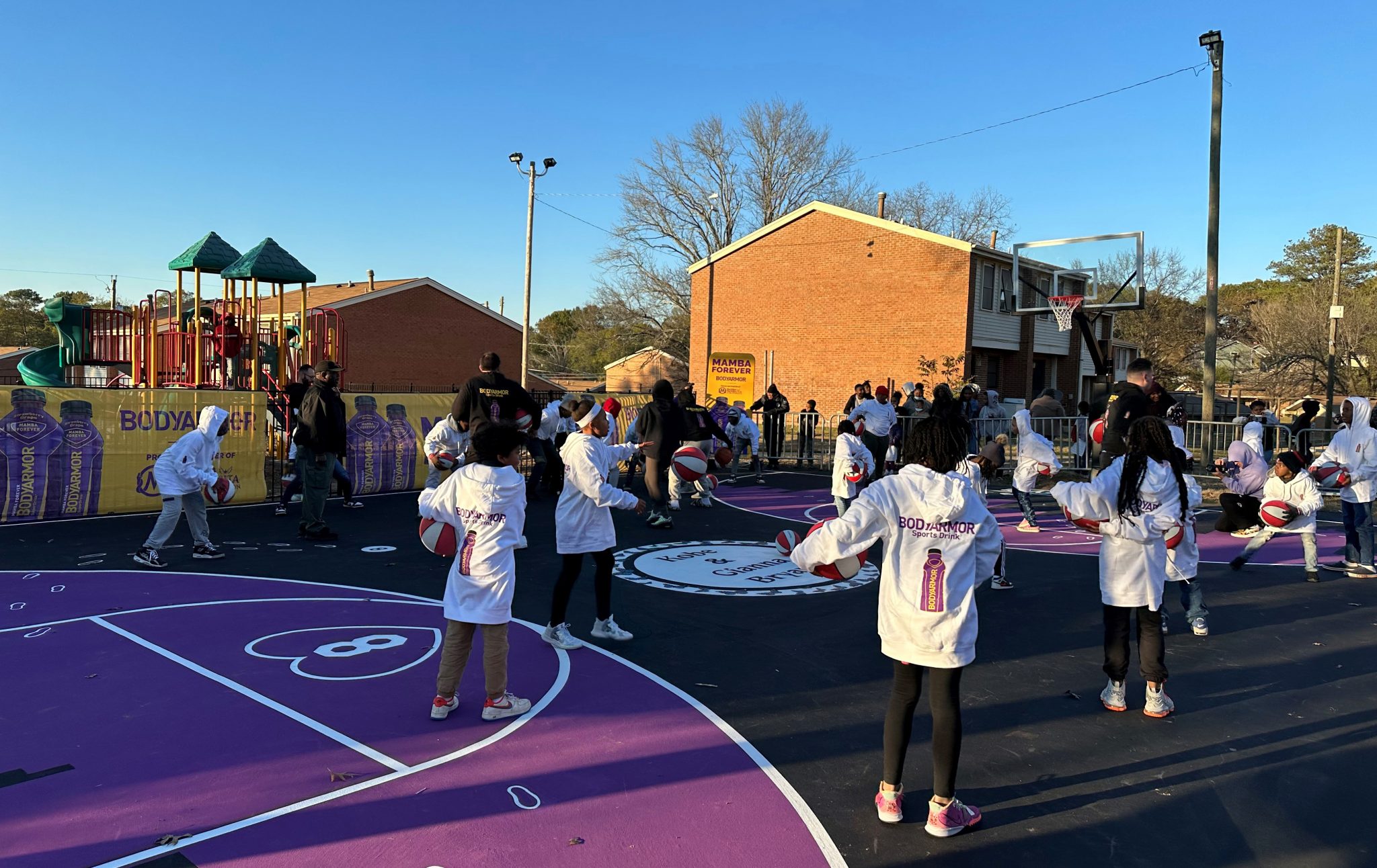 BODYARMOR Mamba Court Unveiled in College Park, Georgia - Coca-Cola UNITED
