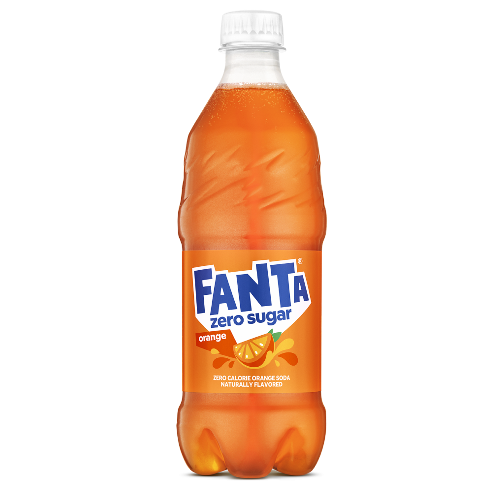 Fanta Orange Zero Sugar 20oz - Coca-Cola UNITED