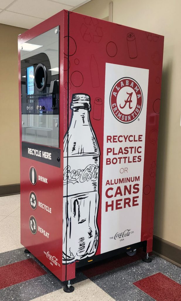 Reverse Vending Machines Boost UA Campus Recycling - Coca-Cola UNITED